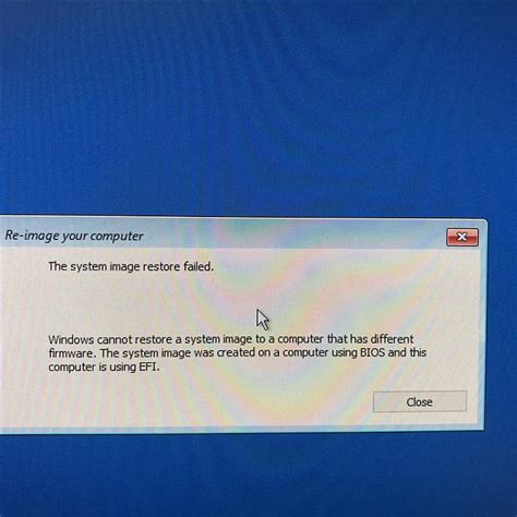 Problem Restoring Legacy Boot Mode System Image On To Uefi Pc Windows Forums