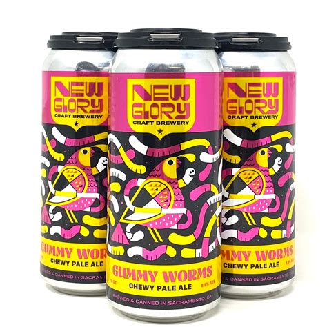 New Glory Gummy Worms Chewy Pale Ale 16oz Can Bestdamnbeershop