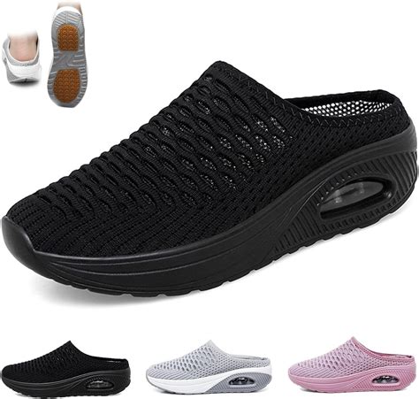Womens Woven Orthopedic Breathable Soft Shoes Arch Support Women