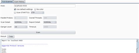 On Web Security And Insecurity Scanning TLS Server Configurations With Burp Suite