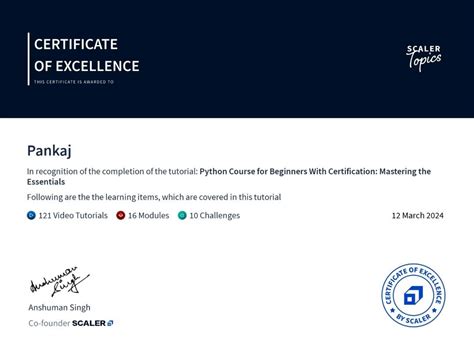 pankaj g on linkedin python scaler programmingjourney
