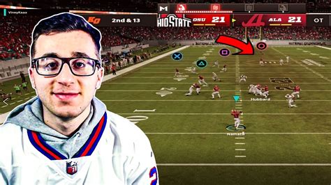 Epic Alabama Vs Ohio State Campus Heroes Overtime Game In Madden 22