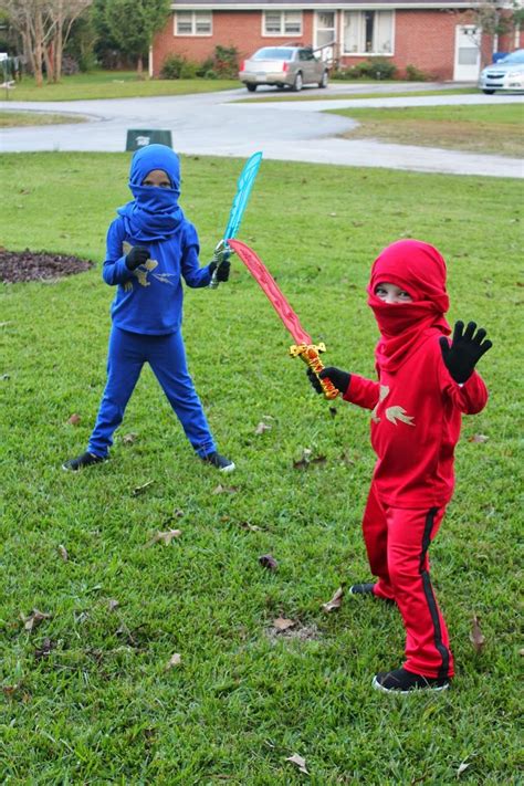 This Year For Halloween The Girls Wanted To Be Jay And Kai From Lego Ninjago I Was Excited That