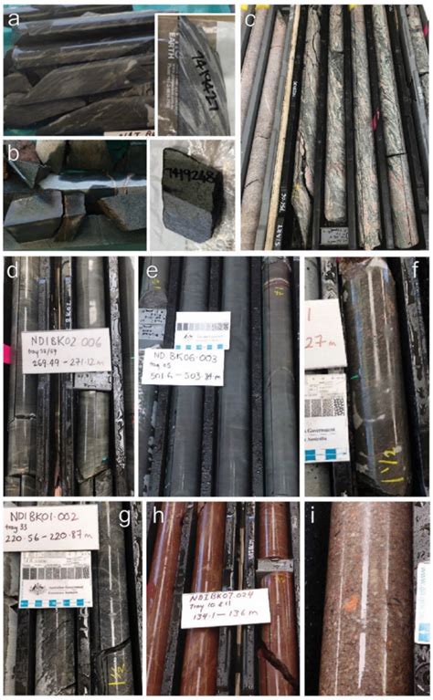 Representative Drill Core Photographs Of Sedimentary Samples Analysed