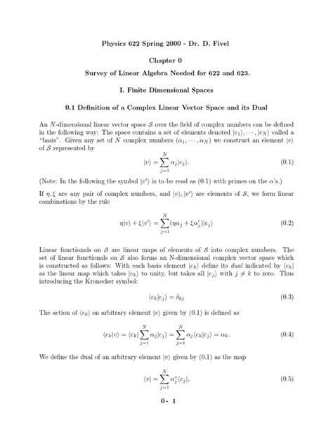 Chapter 0 Pdf Eigenvalues And Eigenvectors Basis Linear Algebra