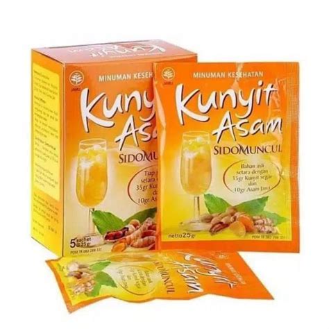Jual Kunyit Asam Sidomuncul Jamu Kunyit Asam Shopee Indonesia