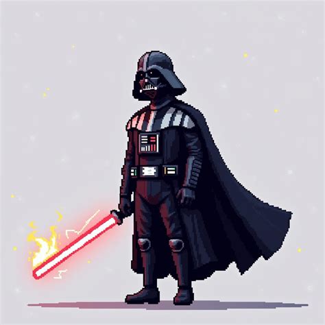 Unleash Your Inner Force Mastering Pixel Art Star Wars Darth Vader