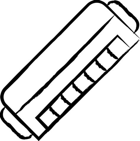 Premium Vector Harp Hand Drawn Vector Illustration