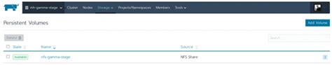 How To Create A Persistent Volume In Rancher 2 X From A NFS Share