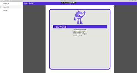 Border Container Not Resizing Correctly When Window Restored Down Inside A Flex Layout Issue