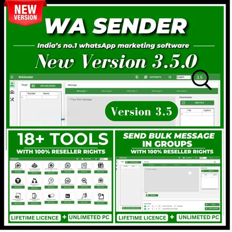 1 whatsapp bulk message sender tool send messages with ctas images