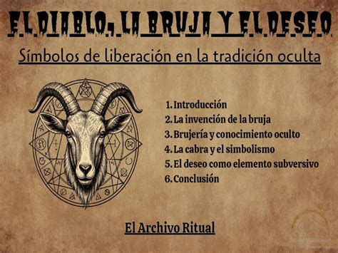 El Diablo Y La Brujería Significado Oculto Y Simbolismo Pdf