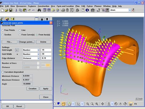 Zeiss Medical Inspection Knee Implant Calypso Curve Software