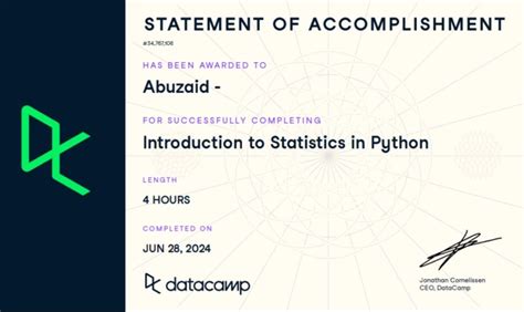 Abuzaid ‎ On Linkedin Dcdonates Python Datacamp Learningjourney