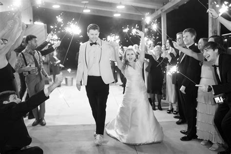 Danielle Flake Photographs A Black And White Barn Wedding