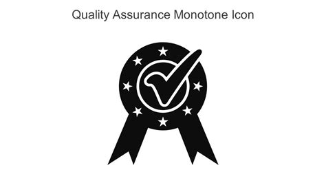 Quality Assurance Monotone Icon In Powerpoint Pptx Png And Editable Eps