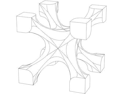 Lattice Structures Of Skeletal I WP D Model