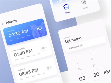 Fun Alarm App Ui Alternative Color By Shojol Islam