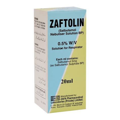 Zaftolin Respirator Sol Taqwa Pharmaceutical And Surgical