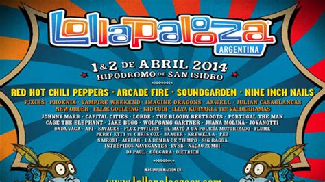Red Hot Chili Peppers Soundgarden Y Pixies En El Primer Lollapalooza