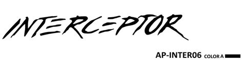 Ap Inter06 Caravelle Interceptor 1 Color Vinyl Logo Raceline Digital