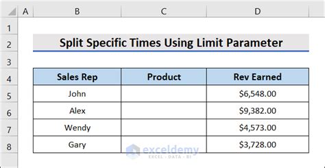 Excel VBA To Split String By Delimiter Examples