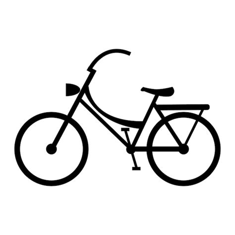 Plantilla de diseño de vector de logotipo de icono de bicicleta