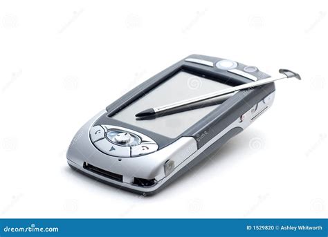 PDA Mobile Phone 4 Stock Photo Image Of Graffiti Screen 1529820