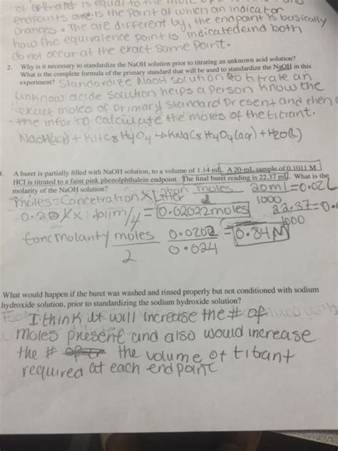 How To Standardize Naoh Solution
