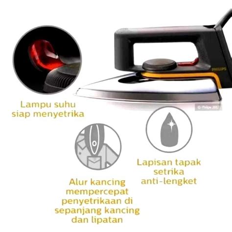 Jual Setrika Philips Hd 1172 Classic Setrika Anti Lengket Setrika