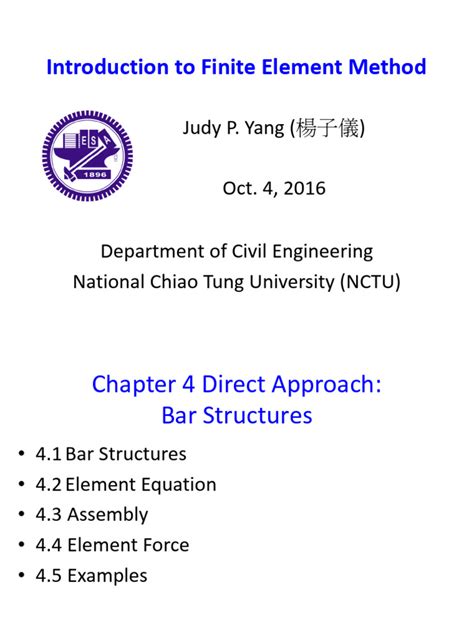 Ifem051 W4 Download Free Pdf Linear Elasticity Stiffness