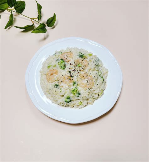 새우브로콜리크림리조또 찬밥