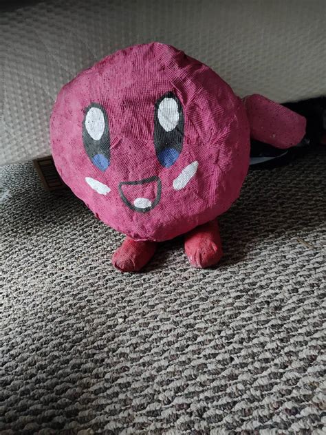 Kirby Paper Mache By Snapkellogg On Deviantart