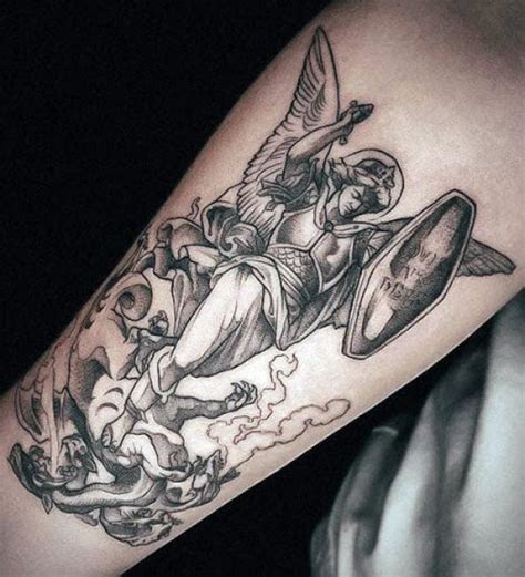 80 Powerful Angel Michael Tattoo Designs With Meaning Art And Design