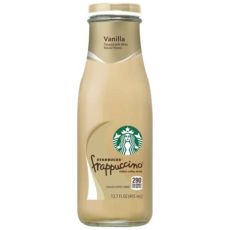 Starbucks Frappuccino Chilled Coffee Drink Vanilla 137 Fl Oz Fairway