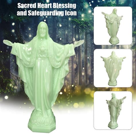 Eternal Light Jesus Luminous Desktop Ornament Pvc Vicedeal