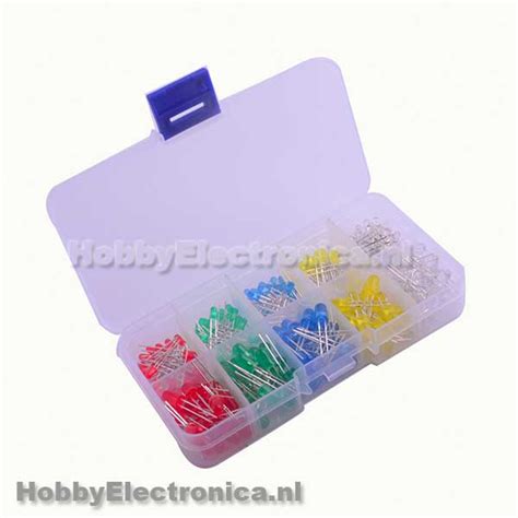 3mm 5mm LED Kit 200 Stuks HobbyElectronica