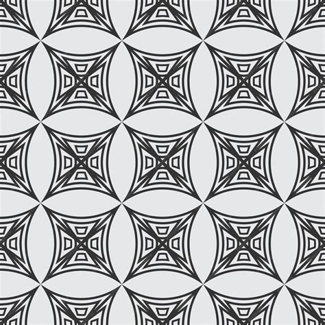 Premium Vector Monochrome Geometric Seamless Pattern Texture