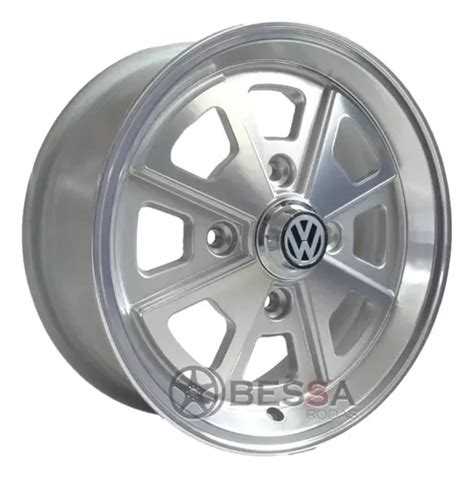 Roda Aro Fusca Vw Porsche Empi X Jogo Bicos