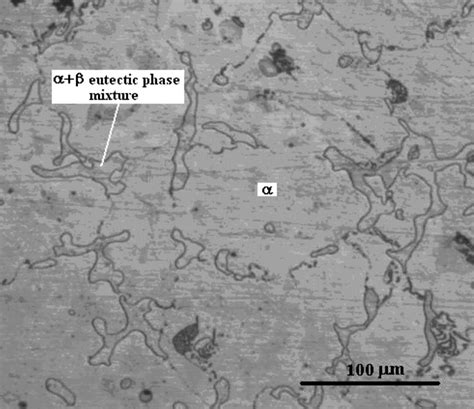 Optical Micrograph Of The Cast Az91 Download Scientific Diagram