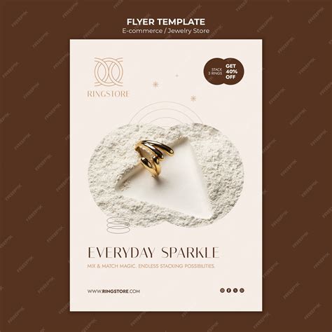 Premium Psd Flat Design E Commerce Poster Template