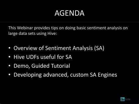Basic Sentiment Analysis Using Hive Pptx