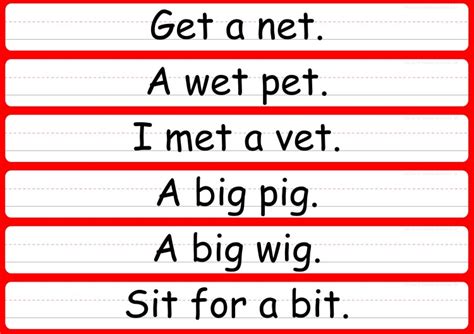 Engaging Cvc Sentences Worksheets For Effective Learning