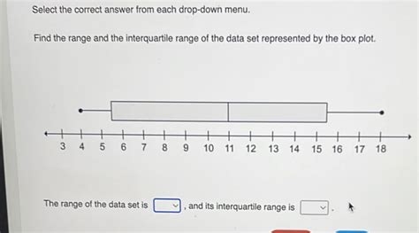solved select the correct answer from each drop down menu find the