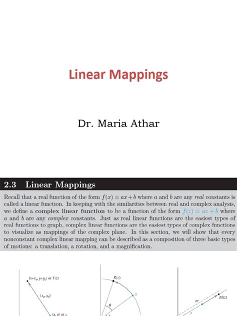 9 linear mappings pdf