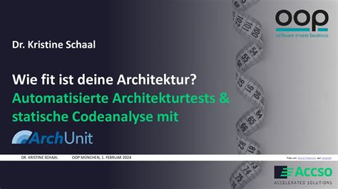 20240201oopschaalfitnessfuncions Automatisierte Architekturtests Und