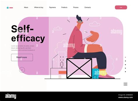 Startup Illustration Website Landing Template Flat Line Vector Modern
