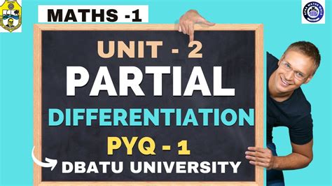 Dbatu University Partial Differentiation Composite Function Chain Rule Pyq Youtube