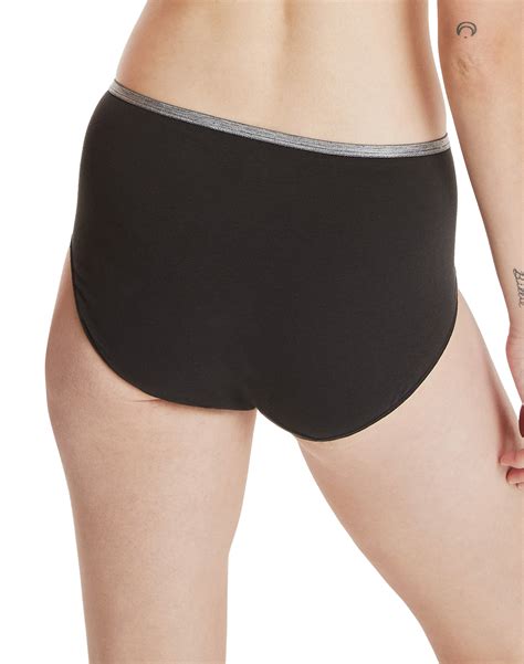 Hanes Brief Womens 10 Pack Panties Underwear Breathable Cotton Stretch