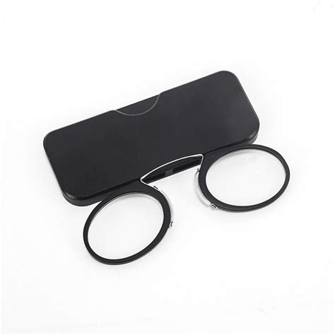 Klassnum Men Women Nose Bridge Reading Glasses Mini Portable Presbyopic